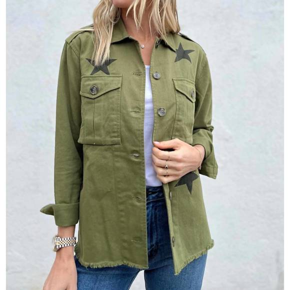 SIX/FIFTY | Jackets & Coats | New Sixfifty Starry Night Jacket In Olive ...